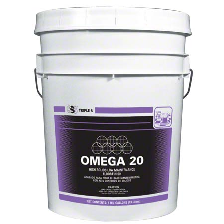 SSS Omega 20 Low Maintenance Floor Finish 5gl